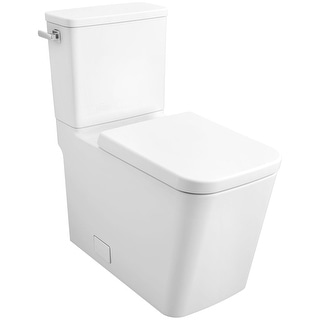 Grohe Eurocube 1.28 GPF Two Piece Elongated Chair Height Toilet with ...