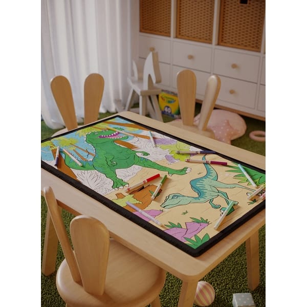 Dinosaur Kids Room Decor Allosaurus Coloring Rug For Playroom Kids ...