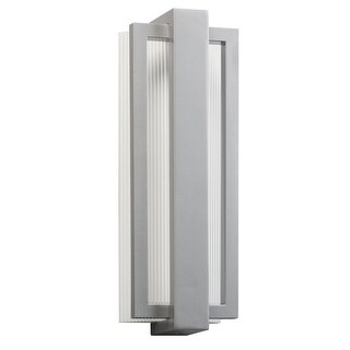 Harbur Lighting LED Outdoor Wall Mount Sedo Platinum - Exact Size - Bed ...