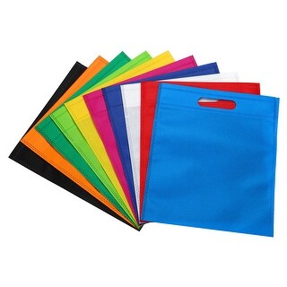 10pcs Nonwoven Tote Bags, Reusable Goodie Treat Party Bag, Multicolor ...