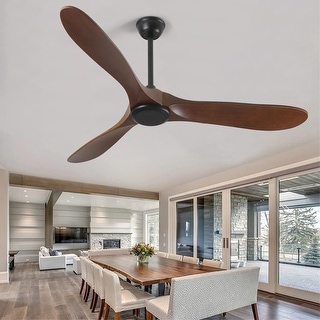 56 Inch Ceiling Fan with Light - Bed Bath & Beyond - 39526197