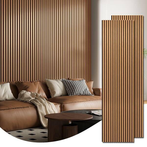 Art3d 24''x94.5'' Wood Slat Acoustic Wall Paneling for Interior and ...