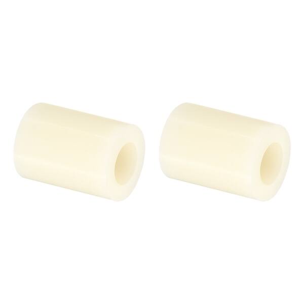 Round Spacer Washer, 12 Pack Nylon 6.2mm ID x 11mm OD x 15mm L Beige ...