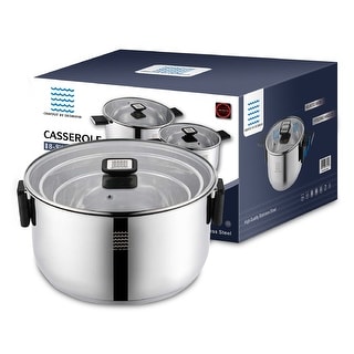 ChefPot 3-in-1 Stackable Stainless Steel Pots - Bed Bath & Beyond ...