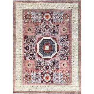 Shahbanu Rugs Candy Red Natural Wool 200 KPSI 14th Century Mamluk ...
