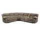 Ember Reclining Sectional Sofa with Console - On Sale - Bed Bath ...