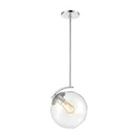 Elk Home Collective Polished Chrome Glass 1 Light Pendant - On Sale ...