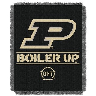COL 019 Purdue OHT Rank Jacquard Throw - Bed Bath & Beyond - 38007461