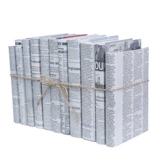 Books Decorative Accessories: Newspaper Wrapped ColorPak - Bed Bath ...