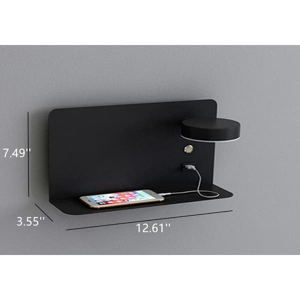 LED Wall Lamp Bedside Reading Lamp with USB Socket - Bed Bath & Beyond ...