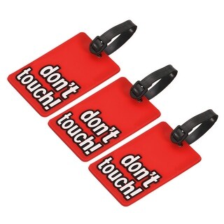 3Pcs Tag Identifier Label, Don't Touch Pattern Red - Bed Bath & Beyond ...