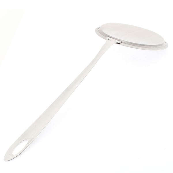 Home Stainless Steel Oval Wire Mesh Ladle Strainer 10cm x 9cm 2 Pcs ...