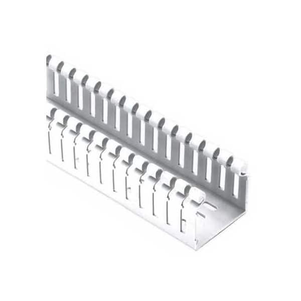 Panduit WiringDuct,Narrow,1.75x3.06In,6Ft,White HN1.5X3WH6 - 1 Each ...