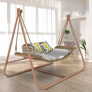 Stand Hammock Swing Chair Hanging Rocking Chair Lazy Lounger - Bed Bath ...