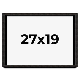 27x19 Shadow Box Black Rustic Barnwood Display Frame | 1.125 Inch - Bed ...