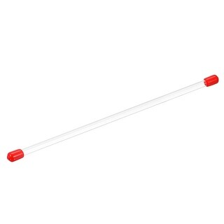 Clear Rigid Tube Plastic Tubing with Red Cap 4mmx5mm/0.16"x0.2", 1 Set ...