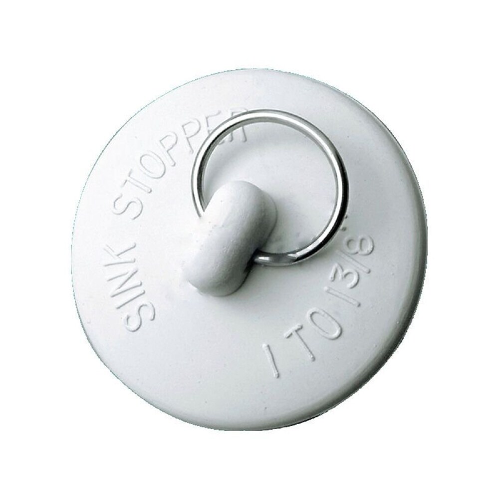 1 in. Round White Rubber Plug in Modern Style Bed Bath Beyond 39123504