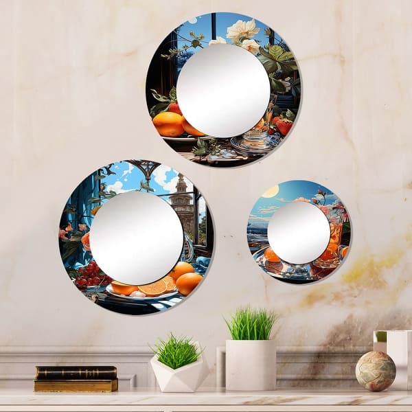abstract shape mirror