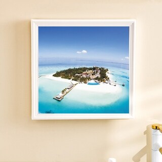 Waterproof wall-mounted mural storage cabinet - 16x15.8 - Bed Bath ...