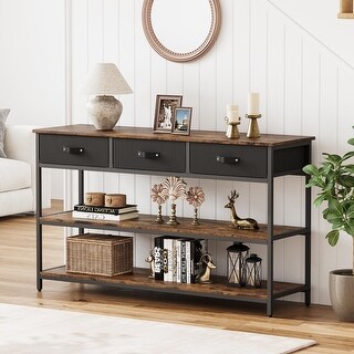 3 Tier Entryway Table with 3 Drawers - Bed Bath & Beyond - 40364365