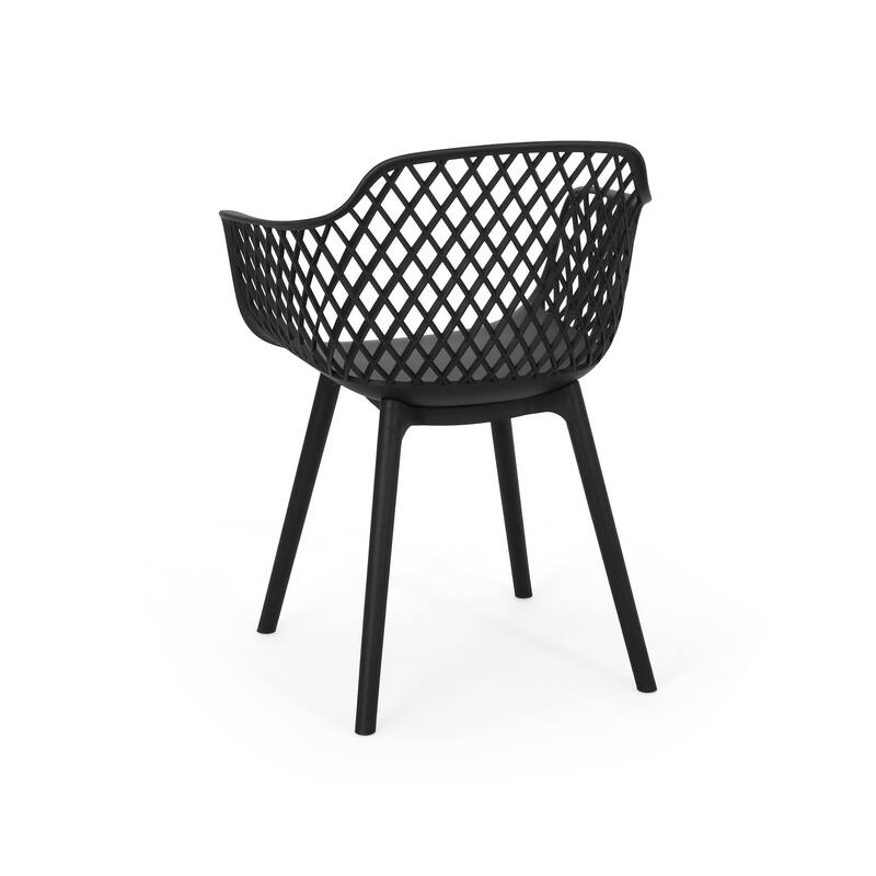 Poppy Outdoor Modern Dining Chair (Set of 4) by Christopher Knight Home ...