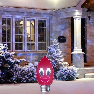24" Outdoor Singing Vintage Bulb - Red - Bed Bath & Beyond - 38919535