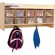Contender Cubby Storage Organizer 10 Cubbies With Hooks and Shelf ...