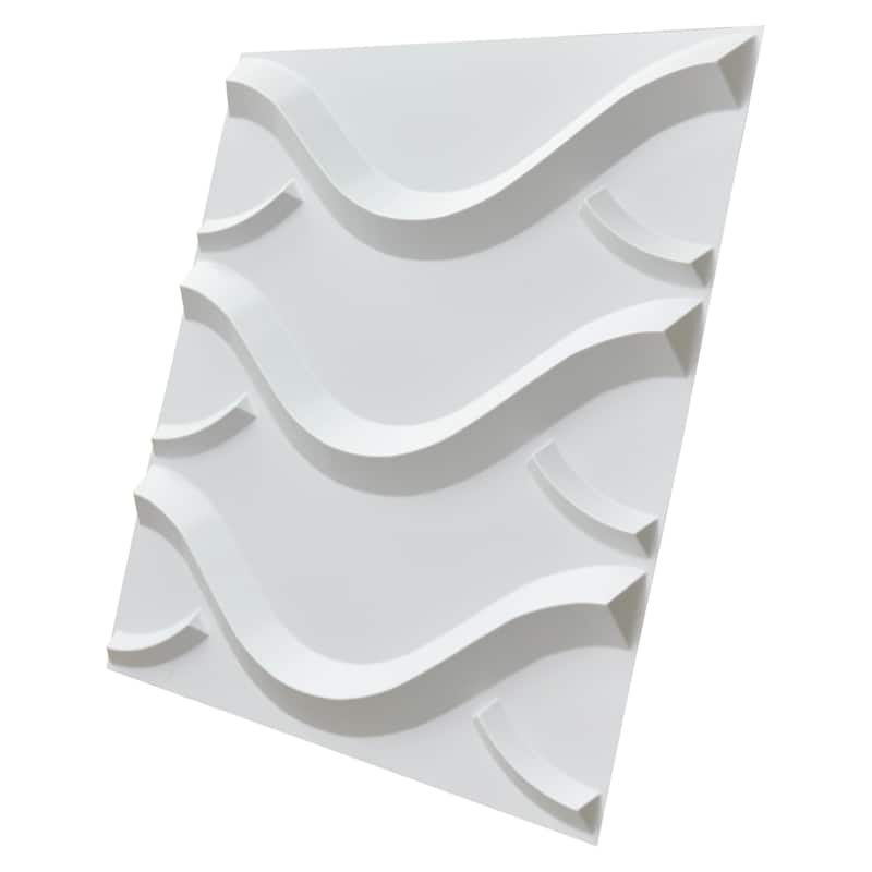 Art3d 3D Wall Panels PVC Wave Design VII (32 Sq.Ft) - On Sale ...