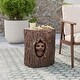COSIEST Outdoor Wood Tree-Trunk Log Stool - Bed Bath & Beyond - 34630918