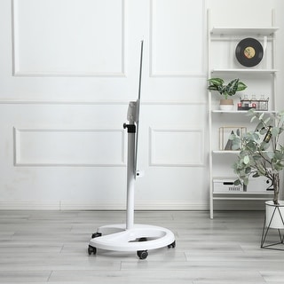 Removable Adjustable Height Tempered Glass Whiteboard, Magnetic Dry ...