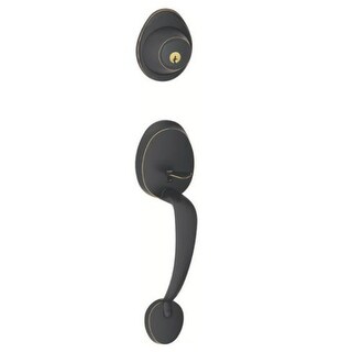 Dexter by Schlage JH58BAR716 Barcelona Exterior Handleset with Deadbolt ...