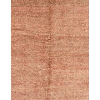 Ahgly Company Machine Washable Abstract Papaya Orange Area Rugs - Bed ...