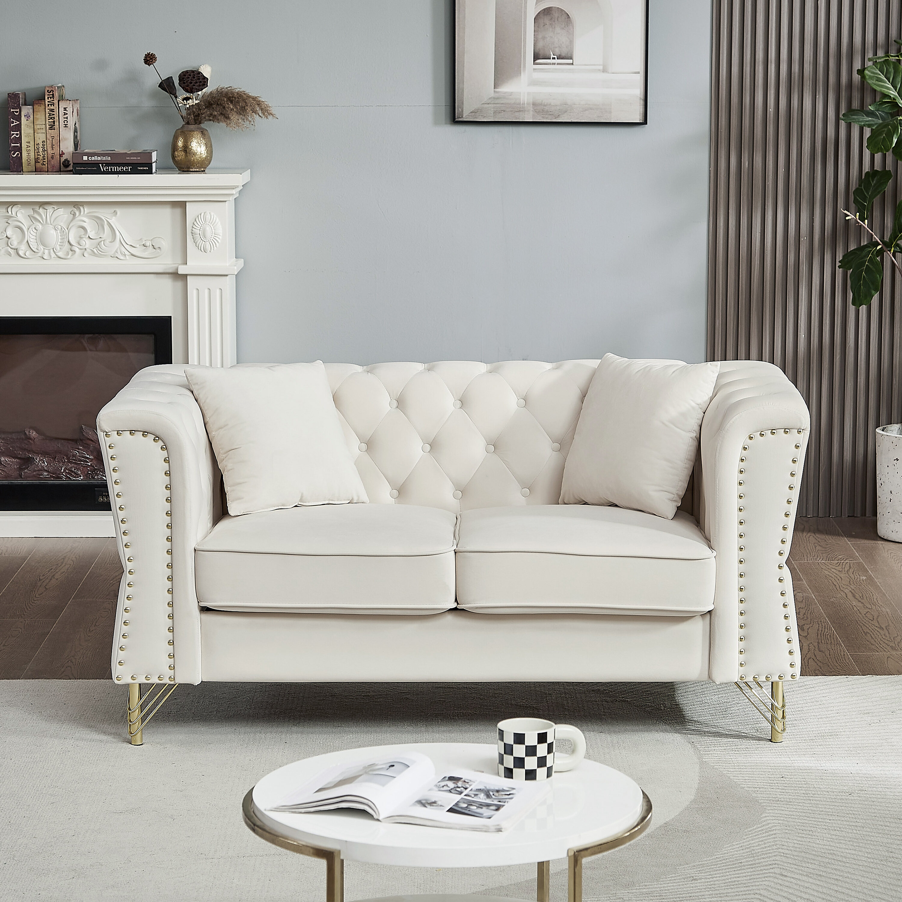 Two seater chesterfield sofa bed store