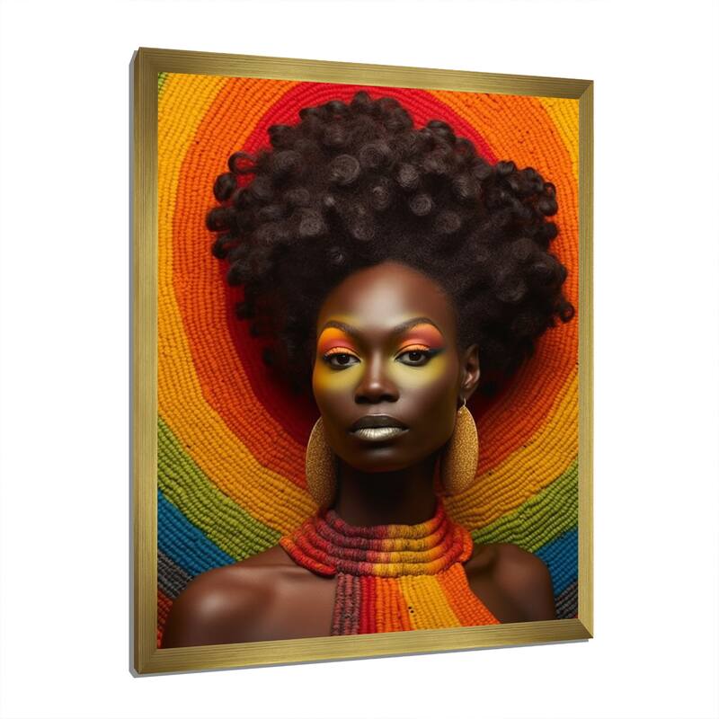Designart "Osunmare African Rainbow Orisha Goddess" African American ...