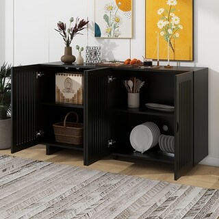 Modern Style Storage Cabinet with Superior Storage Space, Hollow Door ...