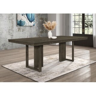 Glenmoor Dark Grey Rectangular Dining Table - Bed Bath & Beyond - 39096502