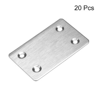 Repair Plate, 60mmx38mm, Flat Fixing Mending Bracket Connector 20Pcs ...