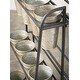 Sullivans Bucket Floral Display 49"H & 9"H Silver - 27.5"L x 13.75"W x ...