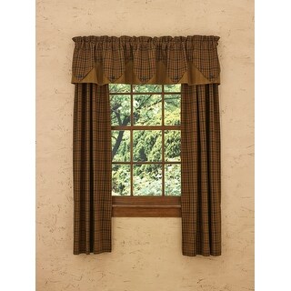 Park Designs Primitive Spice Lined Point Valance 72'' x 15'' - 72" x 15 ...