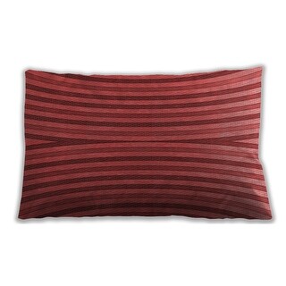Ahgly Company Patterned Indoor-Outdoor Chilli Pepper Red Lumbar Throw ...