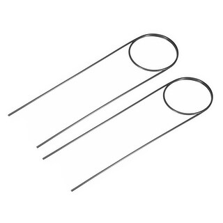 2Pcs Small Trellis Plant Support Rings Metal Stake Bracket Round Shape ...