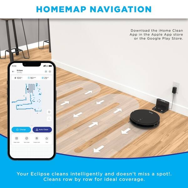 AutoVac Eclipse 2-in-1 Robot Vacuum and Vibrating Mop, HomeM - Bed Bath ...