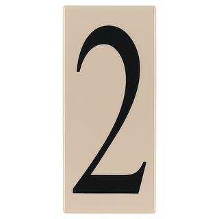 Generation Lighting Address Light Number Tile - 2 - White Plastic - Bed ...