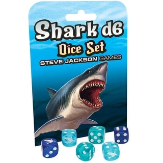 Shark d6 Dice Set | 16mm Six Sided Translucent Dice - Bed Bath & Beyond ...