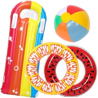 4 Pack Inflatable Pool Floats Set for 3+ Kids - Bed Bath & Beyond ...