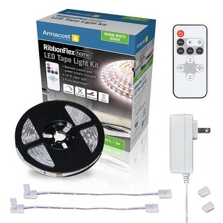 Armacost Lighting RibbonFlex Home 12V 3000K Soft White LED Strip Light ...