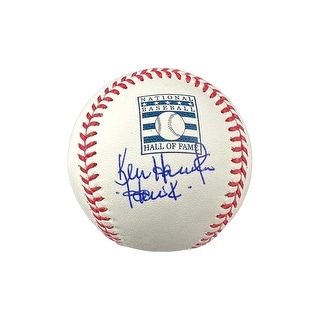 Ken "Hawk" Harrelson Signed Official Hall of Fame MLB Baseball - Bed ...