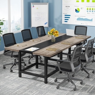 6.5 Ft Conference Room Table, Rectangle 78.74L X 39.2W X 29.52H Inches ...