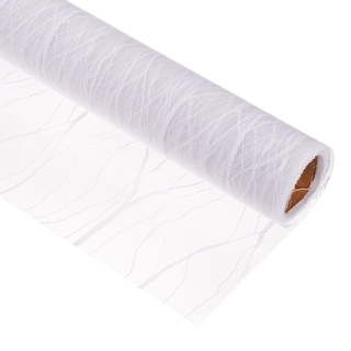 Flower Wrapping Mesh 15ft Floral Bouquet Packaging Stripe Net Yarn ...