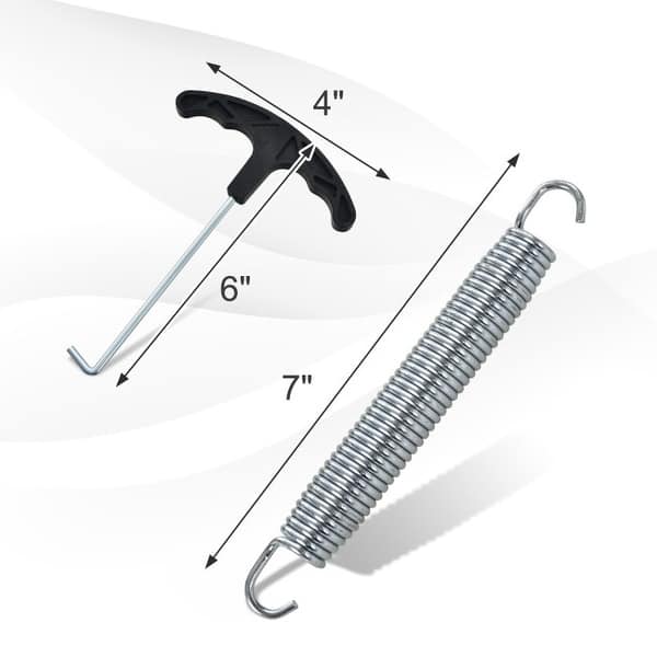 7 Inch Rustproof Galvanized Steel Replacement Trampoline Elasticity ...